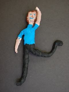 super happy art class: Gesture Sculptures