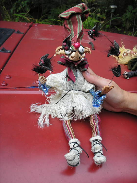 KMarkovich Art Gallery: Dark Clown Sculpt 10 inches in length $45.00 SOLD