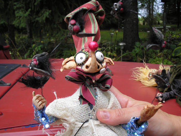 KMarkovich Art Gallery: Dark Clown Sculpt 10 inches in length $45.00 SOLD