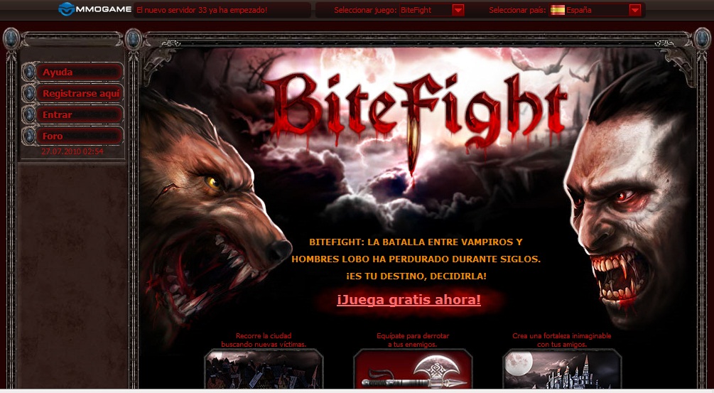 Juegos de Navegador: BiteFight