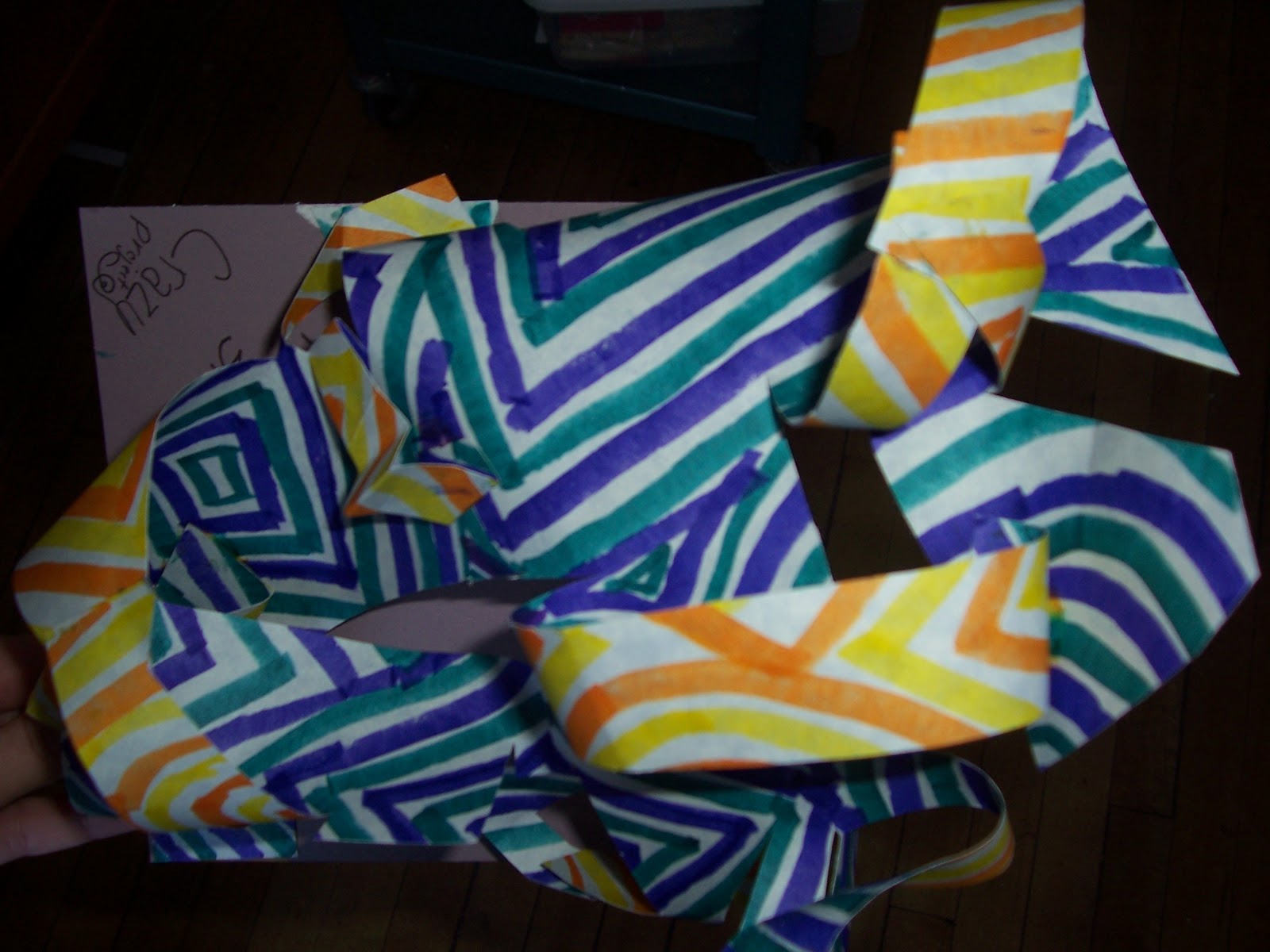 Organized Chaos: 2nd Grade - Paper Sculptures