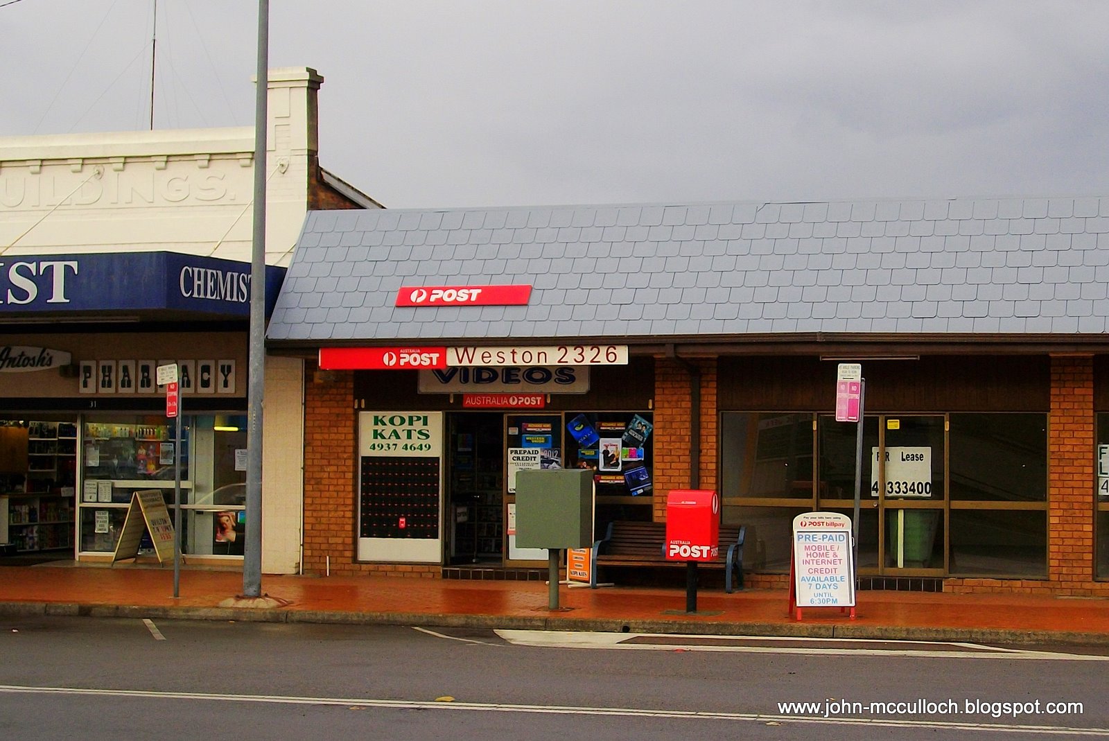 Thru My Lens: The Lost Post Offices of Australia - Weston (2326)