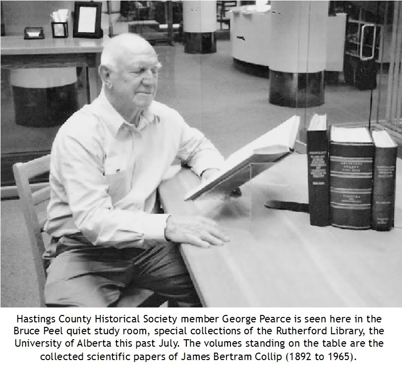 Hastings County Historical Happenings: Belleville’s James Bertram Collip