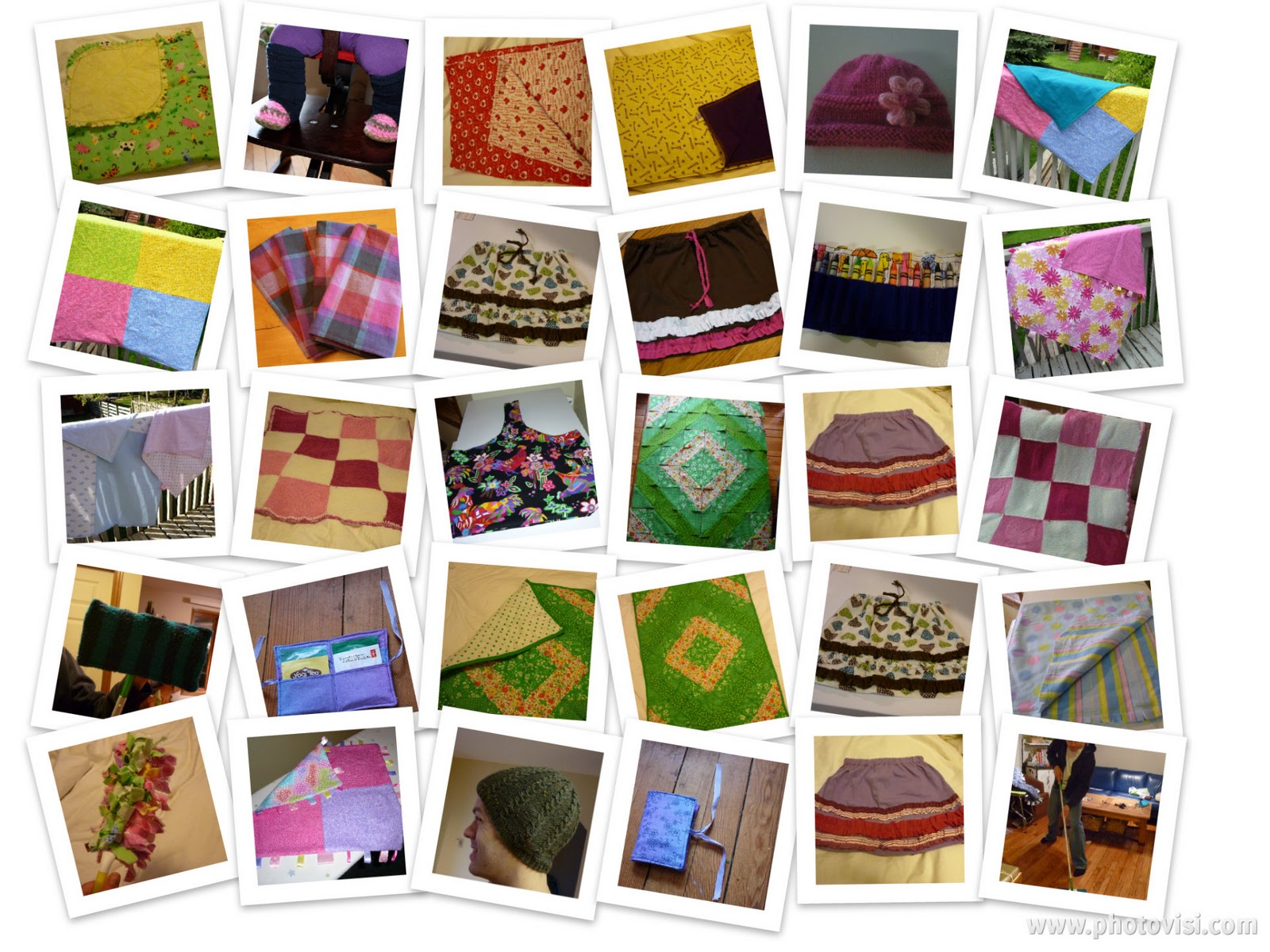 Heidi's Hobby: A collage of crafts