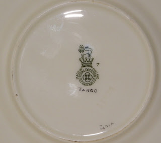 Royal Doulton Tea Cups: 1934 Tango Royal Doulton Trio
