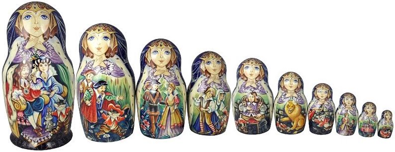 alegría y color: LA LEYENDA DE MATRIOSKA