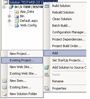 ASPX Master .Net Blog: Creating WebSite Using 3-Tier Architecture