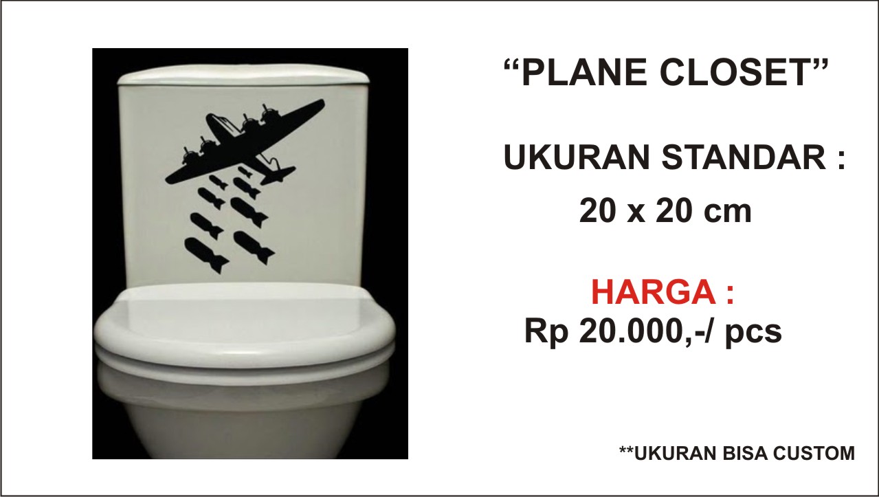 wallsticker plane closet