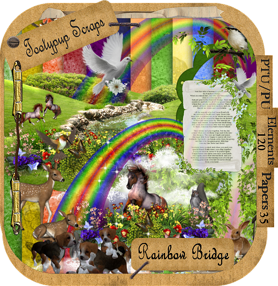 Tootypup Scraps: New PTU Collab "Rainbow Bridge"