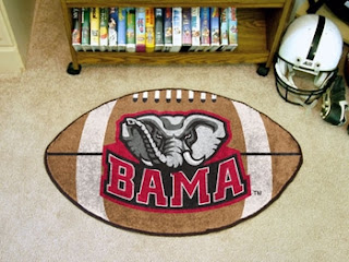 a walk through: Roll Tide Rug