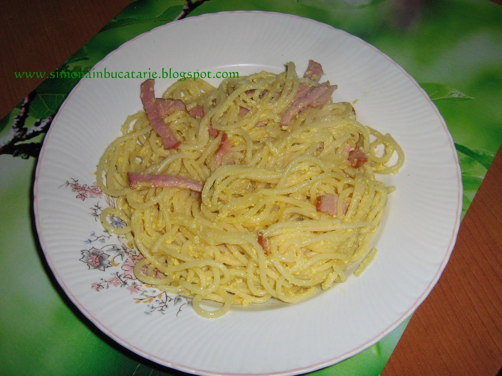 Simona in bucatarie: Paste carbonara