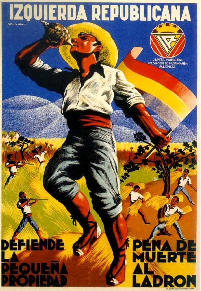 Guerra Civil 1936 1939 Carteles De La España Republicana Y La España