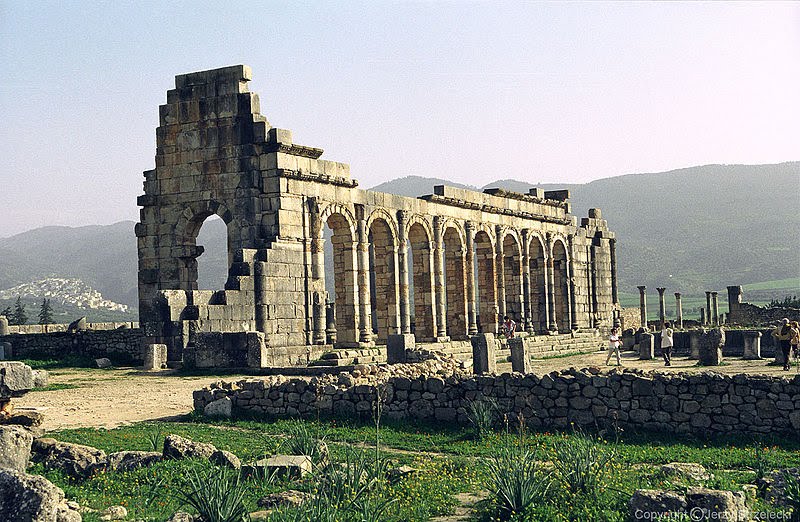 المواقع الاثرية بالعالم: Volubilis Morocco ( walili)