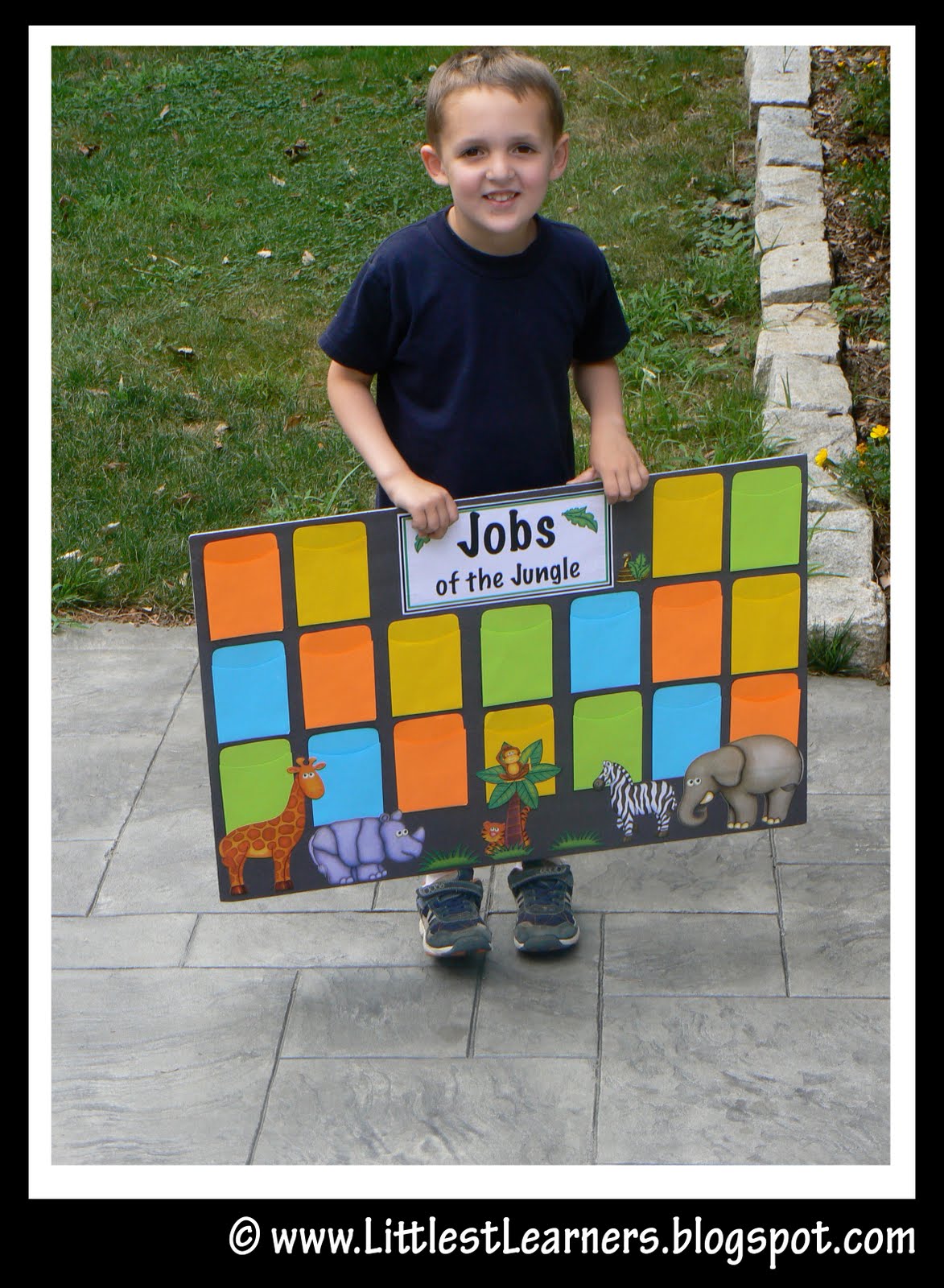 Littlest Learners / Clutter-Free Classroom Blog: Cheap and Easy Project