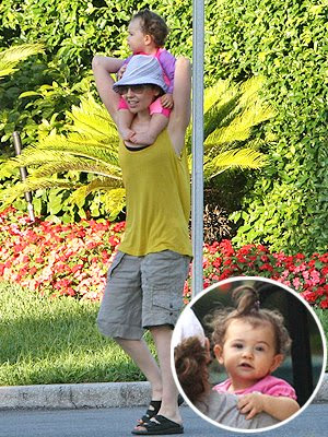 Thalia with her daughter!