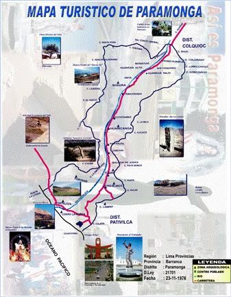 Turismo Paramonga: Atractivos Turísticos