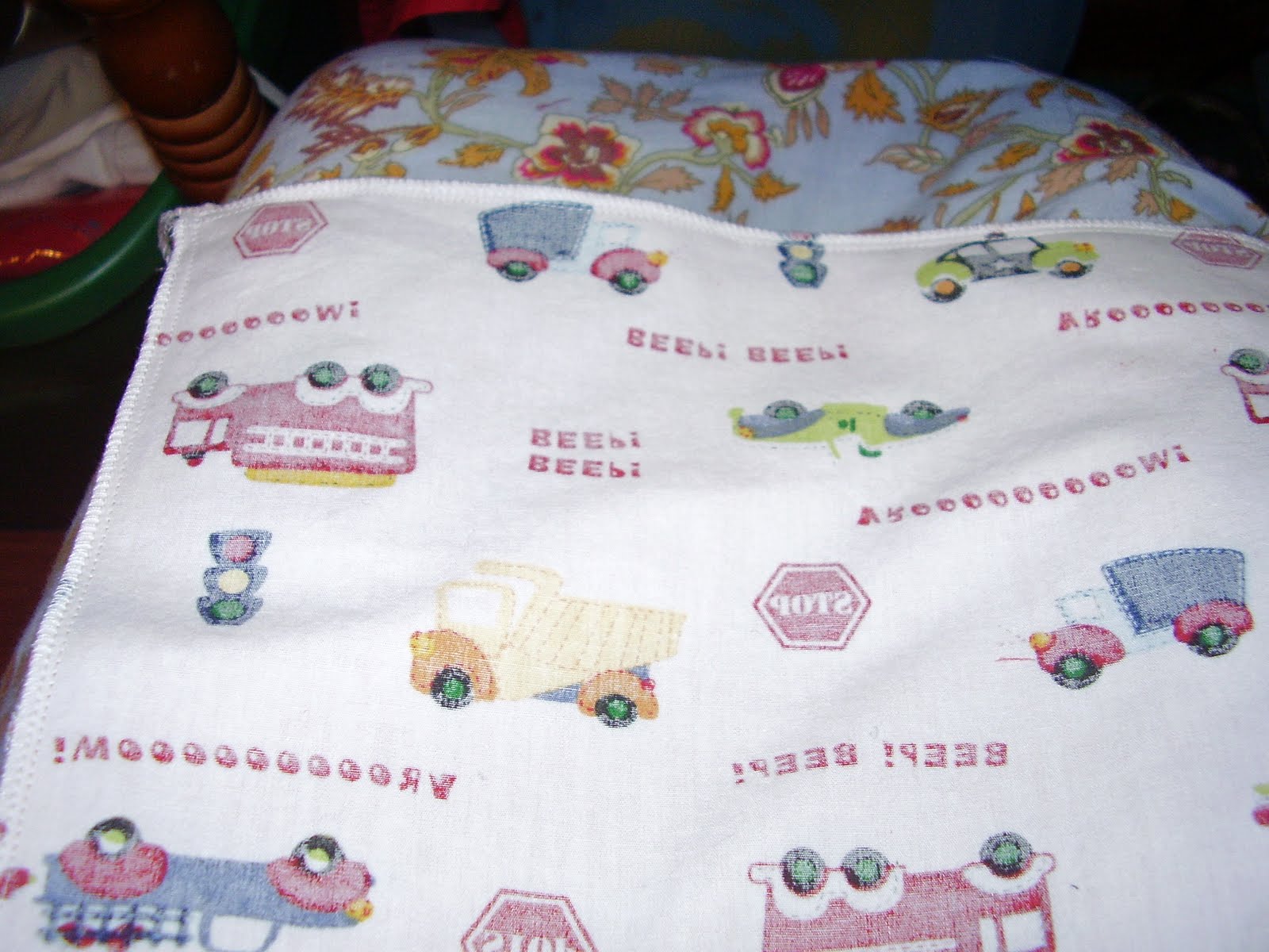 Sewing and Growing: Crib Sheet to Toy Box Recon