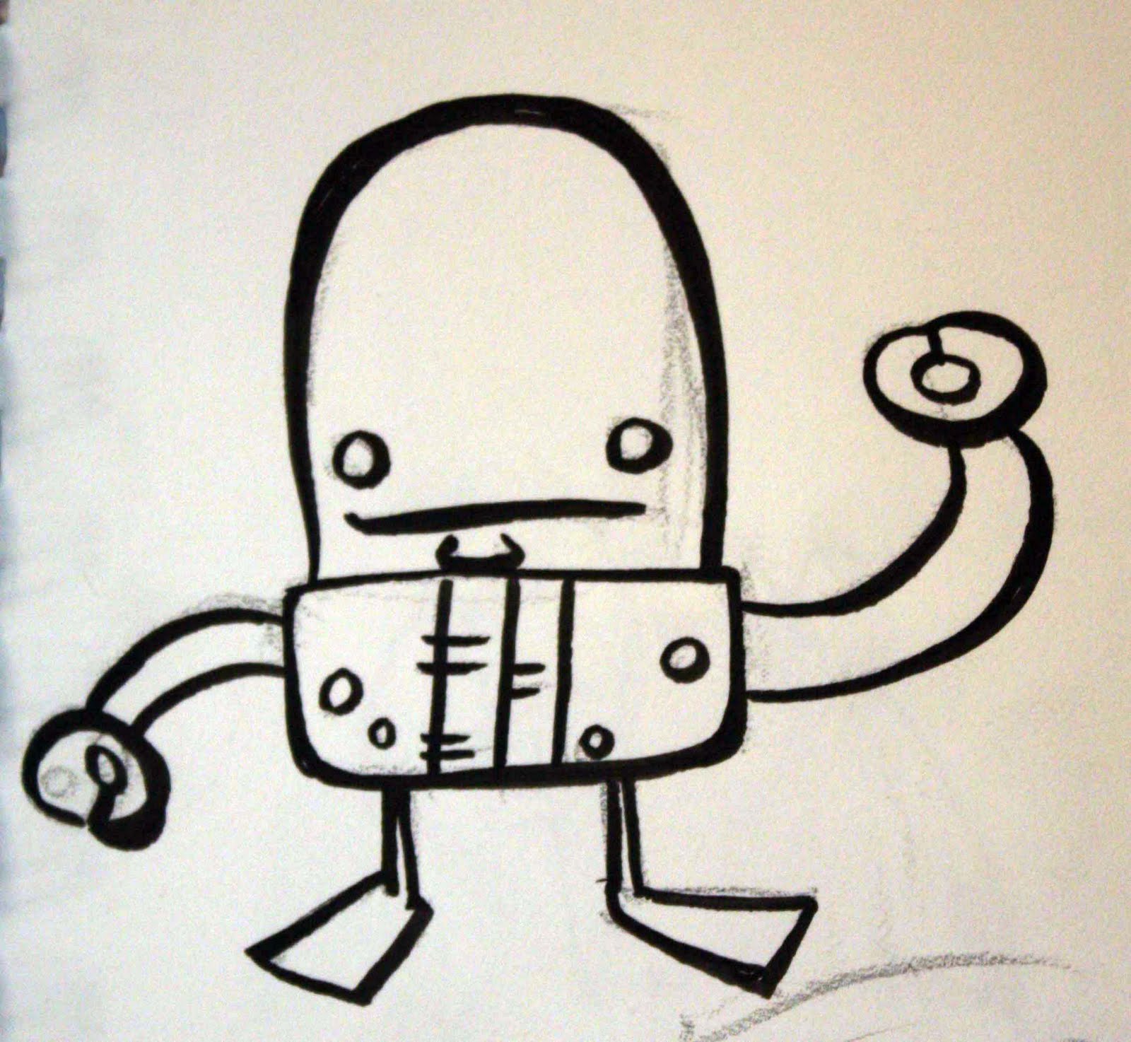 A Million Bad Drawings: Bad Robot! (Drawing #18)