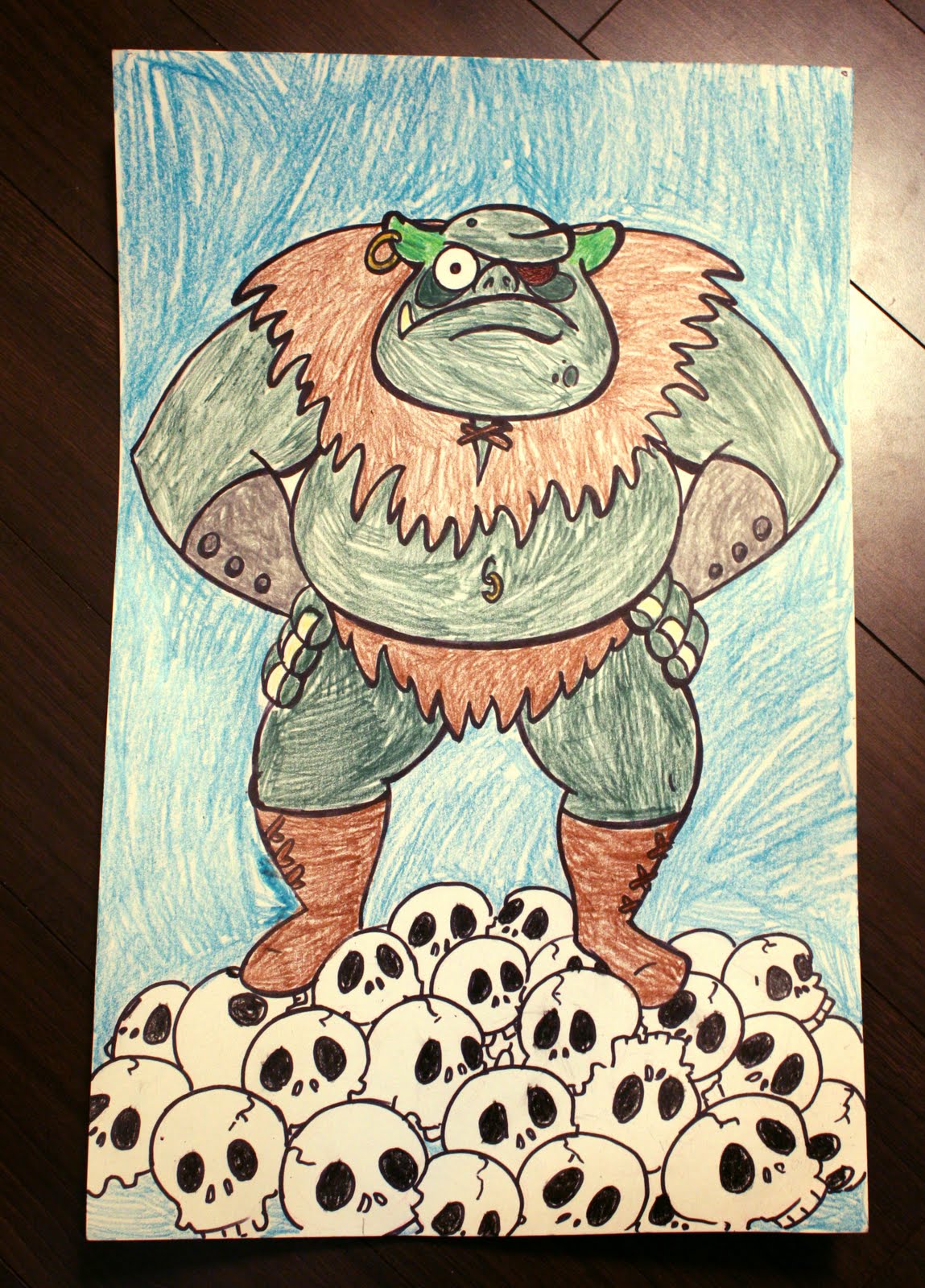 A Million Bad Drawings: OGRE ASSIGNMENT! Drawing #29, #30, #31, #32, #33!