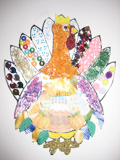 Violet Loves Art: Family Turkey Project