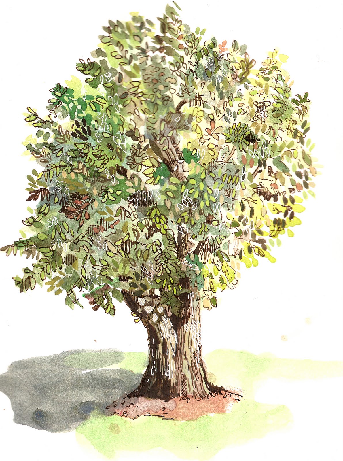 GRETA SONGE DESIGNS: Tree day.