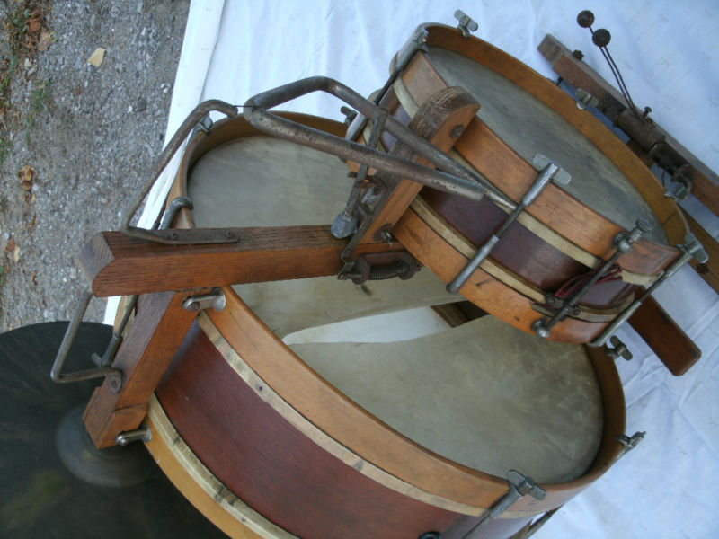 Field Drums (a/k/a Field of Drums): One Man Band - Drum Kit by Lyon & Healy