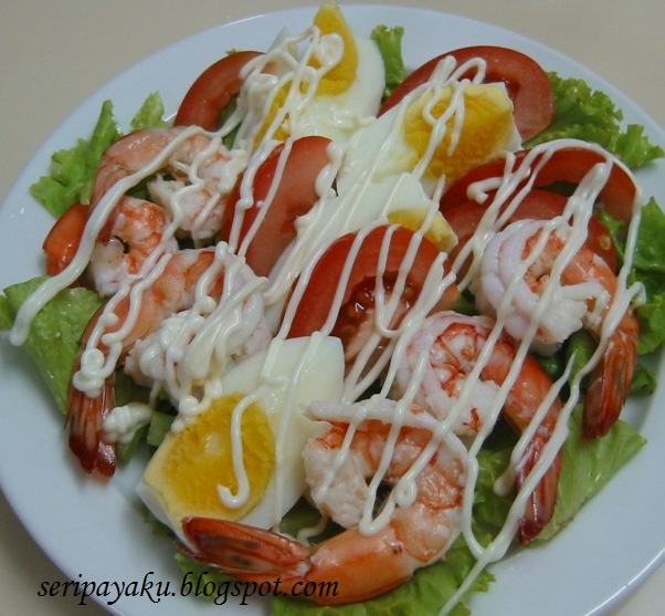 My Kuali: Salad udang seri pengantin