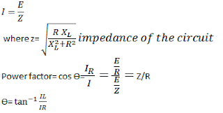 Parallel RL circuits formula and Phasor diagram explanation ...