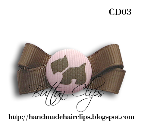 Lovely Handmade Hair Clips: Doggie Clip