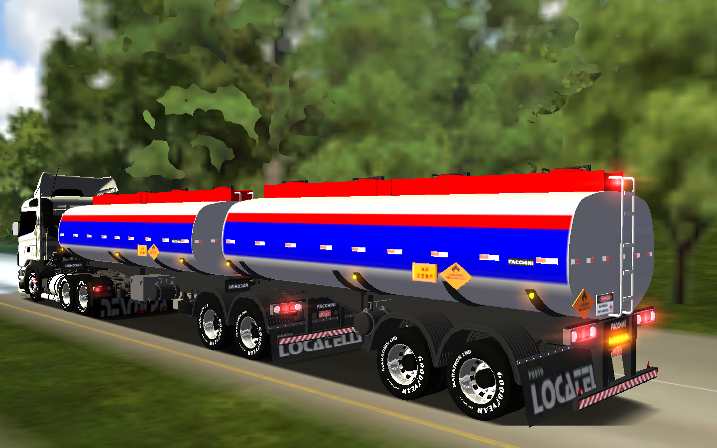 Caminhoes ALH: Bitrem Tanque Facchini