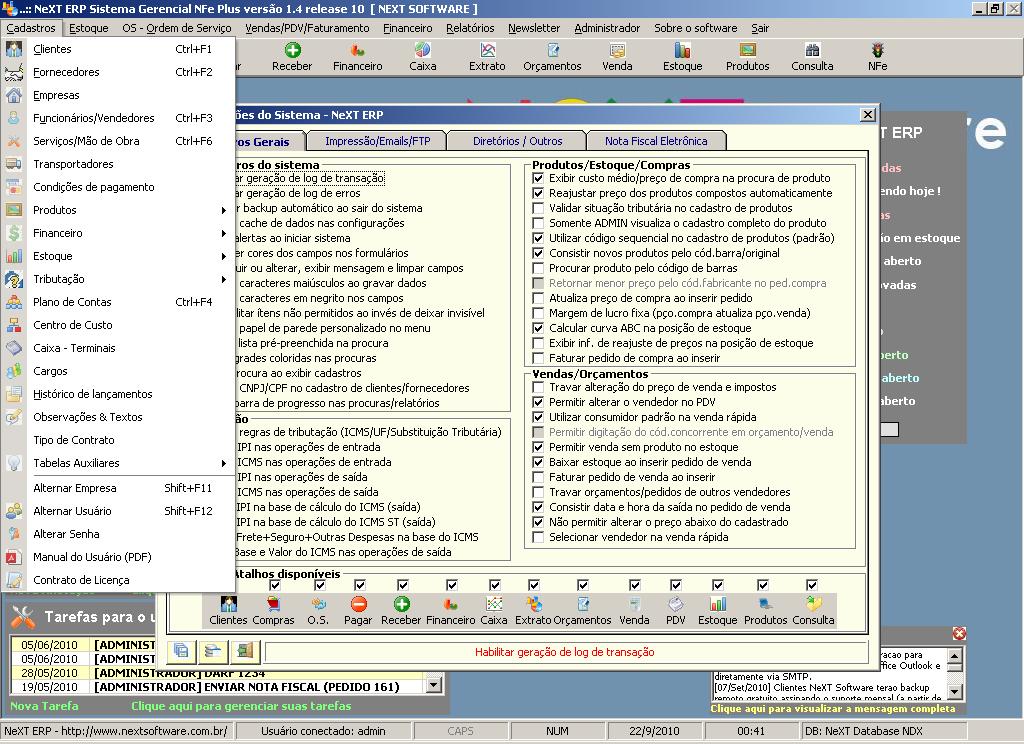 NeXT Software - Sistemas ERP e Nota Fiscal Eletrônica (NF-e / NFS-e ...
