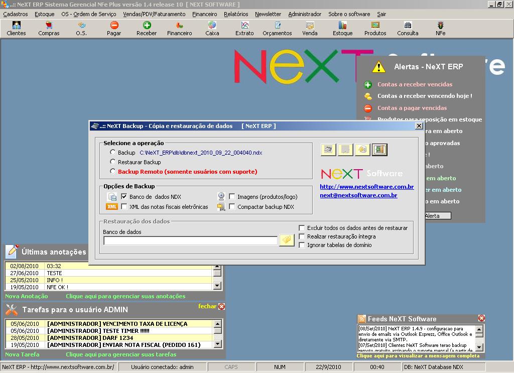 NeXT Software - Sistemas ERP e Nota Fiscal Eletrônica (NF-e / NFS-e ...