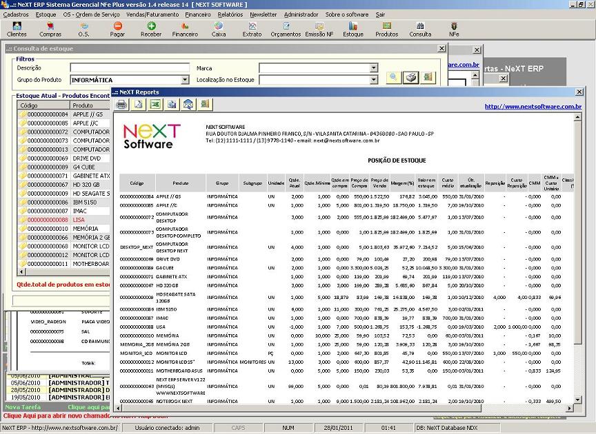 NeXT Software - Sistemas ERP e Nota Fiscal Eletrônica (NF-e / NFS-e ...