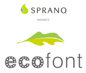 Ecofont: Tipografía perforada. - mirá mamá
