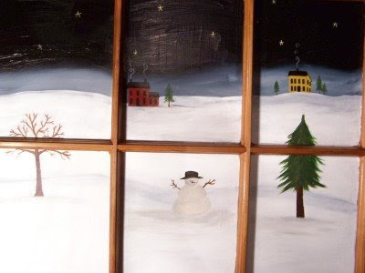 Doodlin' Di's Creations: Primitive Winter Scene