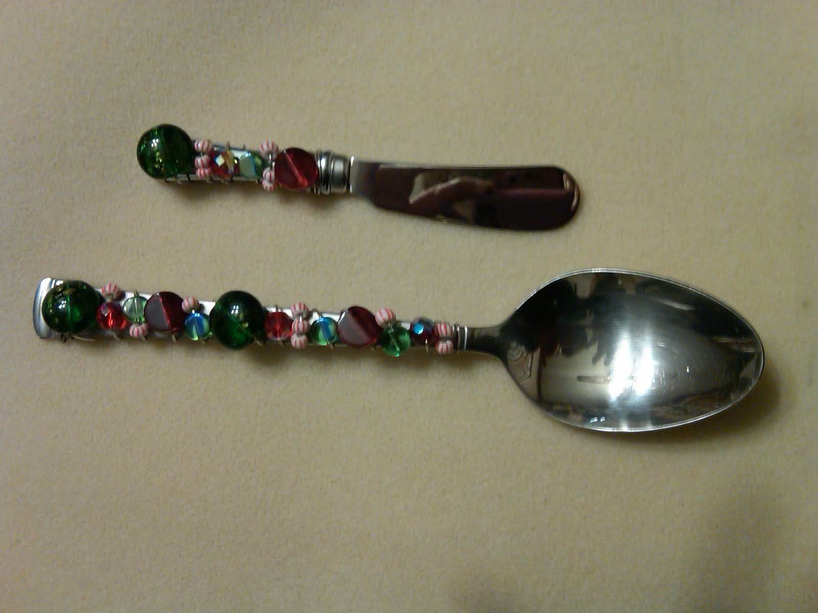 Designs By Debby: Beaded Silverware