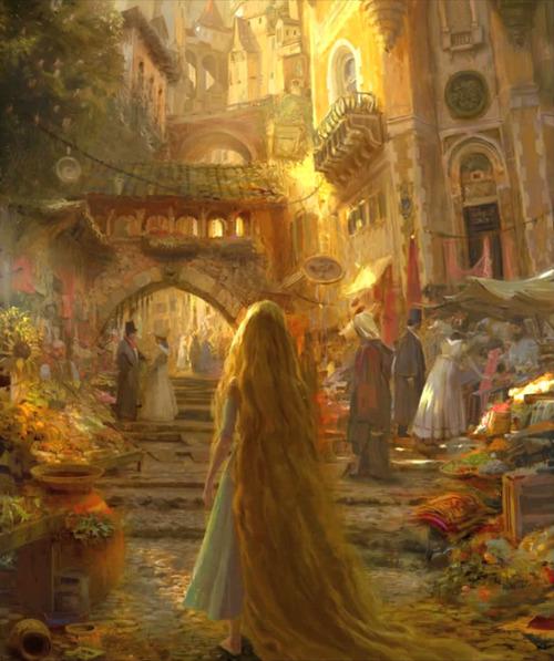The Wanderings of a Dreamer: Rapunzel Concept Art