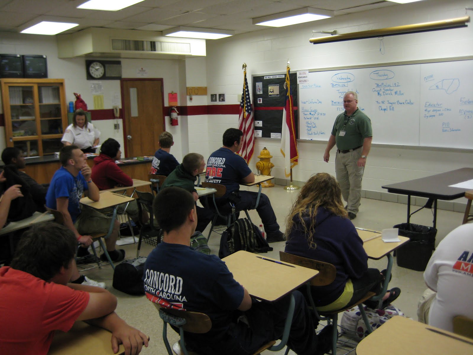 Concord High School Fire Academy: Battalion 2 is visited by Fire and ...