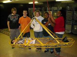 Concord High School Fire Academy: Battalion 1 Rigging a Stokes Basket ...