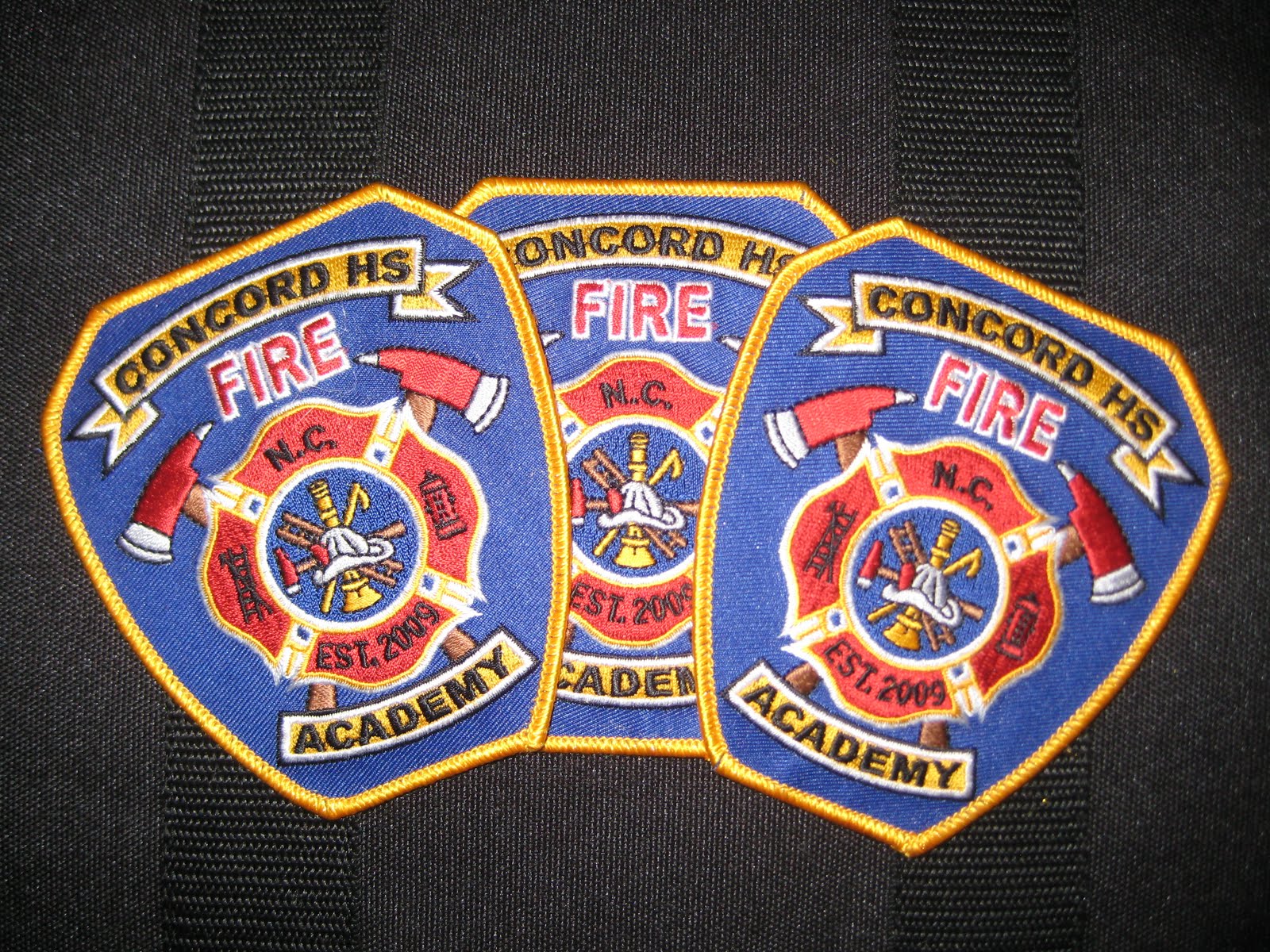Concord High School Fire Academy: Our Fire Academy Patches Arrive