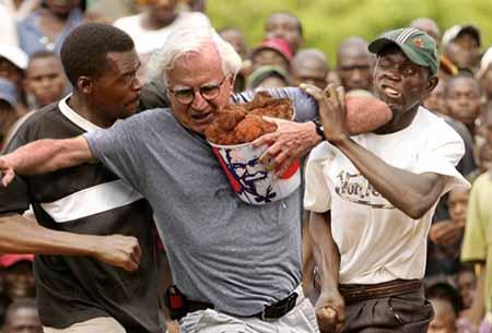 Black People Fighting Over Chicken