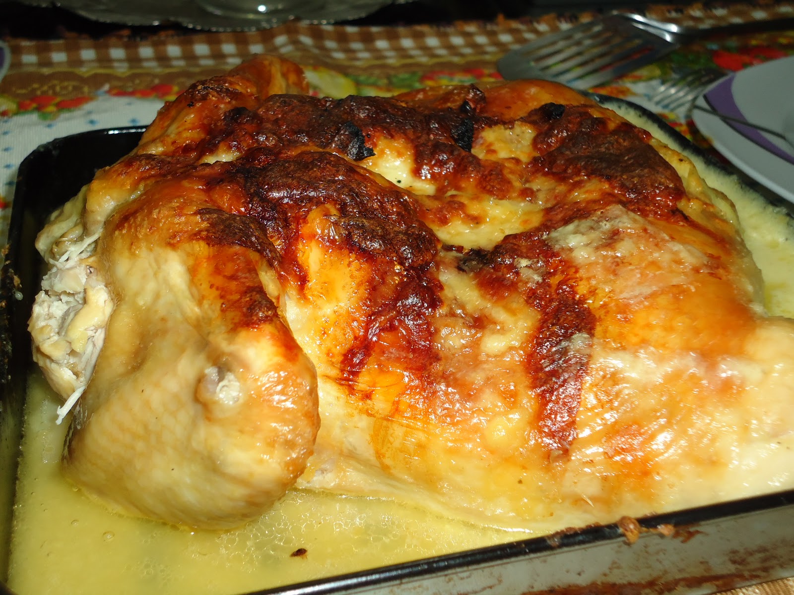 Délisule: ...Frango Desossado Recheado com Creme de Batata e Queijo...