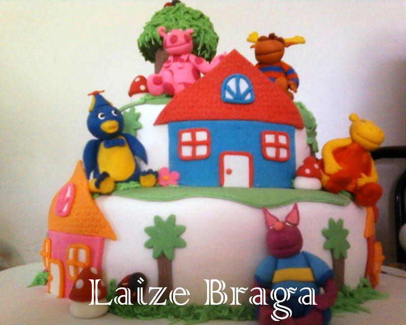 Laize Braga Bolos Decorados: Bolo Backyardigans