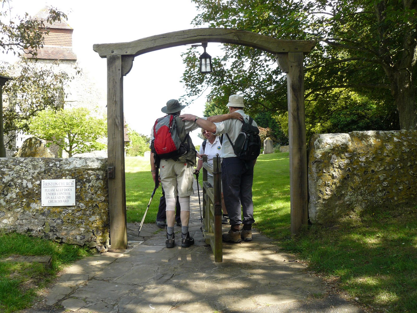 Peter Lovett's ramblings : Tapsel gates at Pyecombe church, Kingston ...