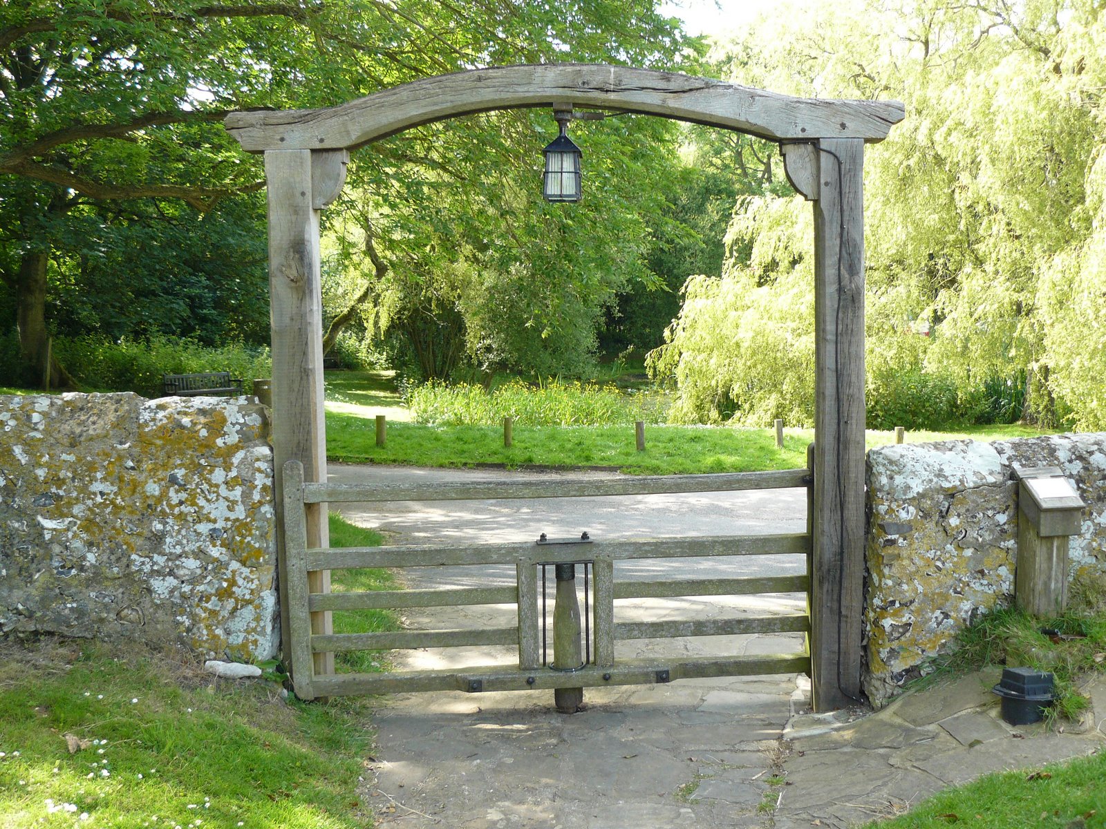 Peter Lovett's ramblings : Tapsel gates at Pyecombe church, Kingston ...