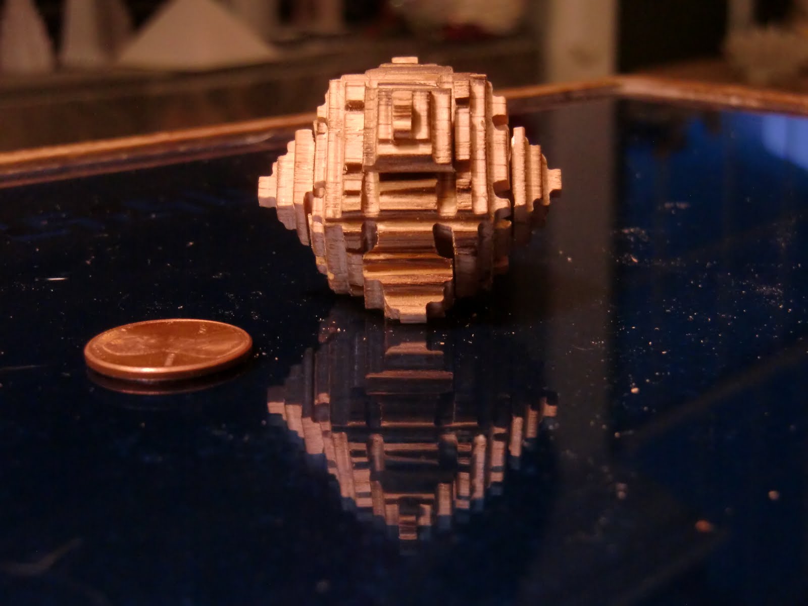 An Ocean Of Knowledge An Inch Deep: 3D fractals cut on a scroll saw