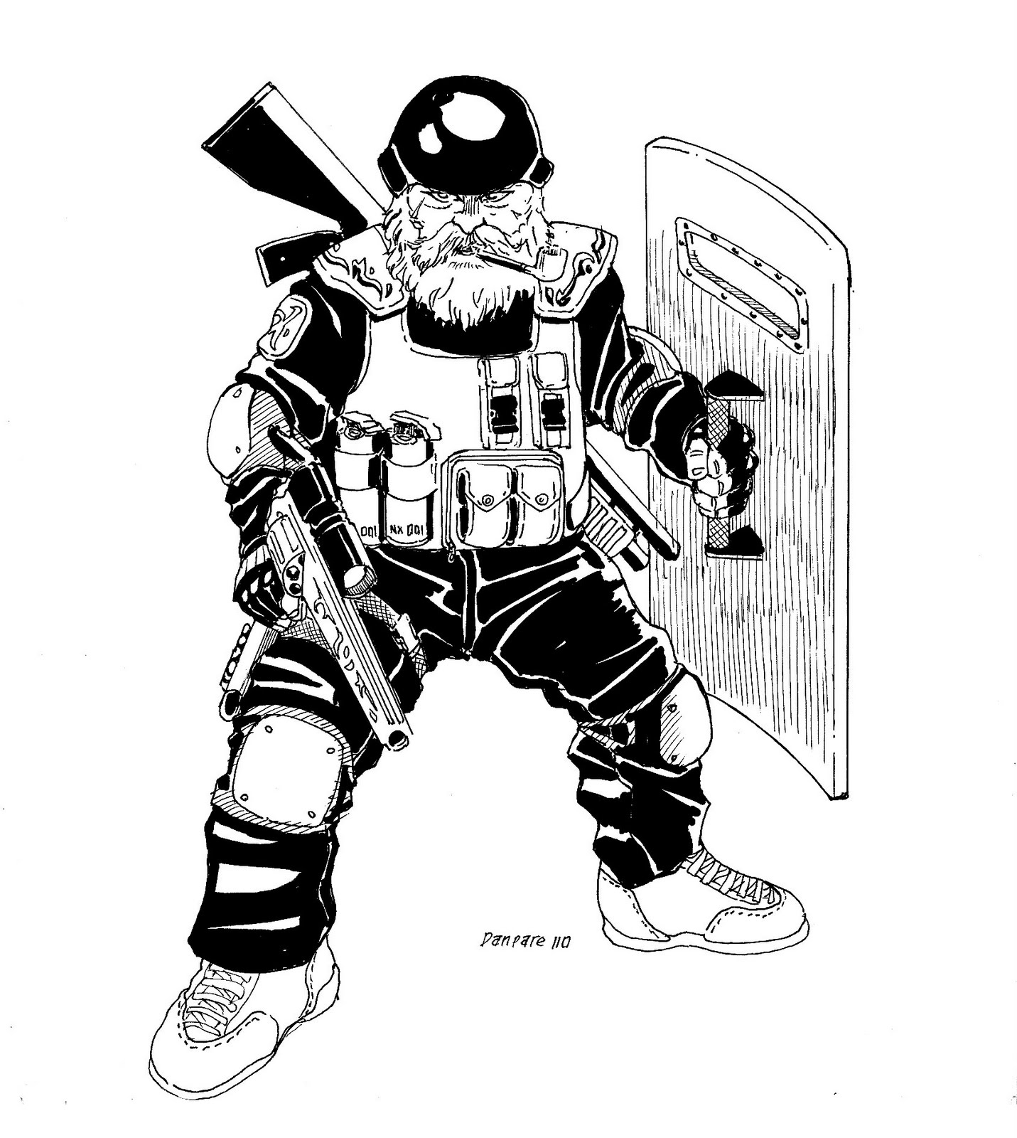 New Evolution Games' CyberSlums: A Cyberpunk Fantasy: Dwarf SWAT ...