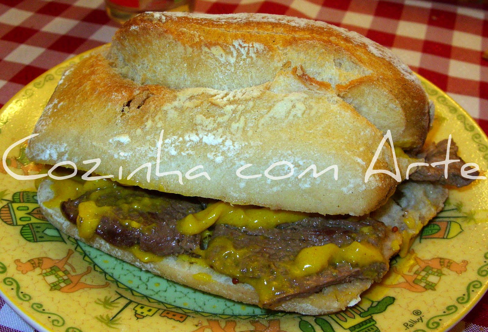 Cozinha com Arte: prego no pão