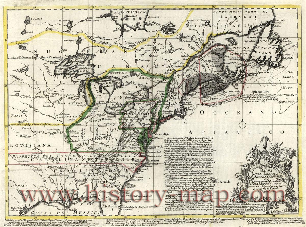 The History of America: America History of 1700 - 1749