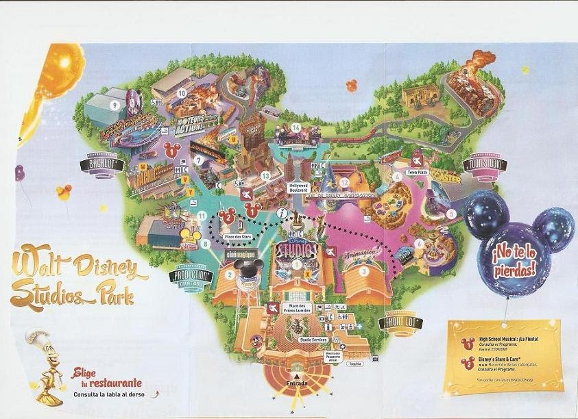 Eurodisney - Disneyland Paris: Walt Disney Studios Park Eurodisney ...